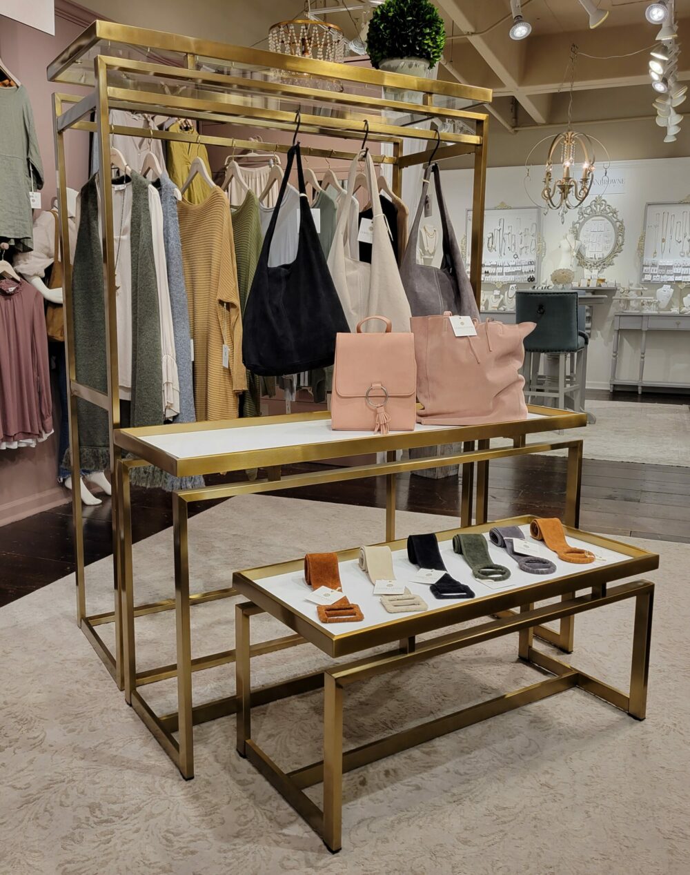 Double Sided Apparel Rack