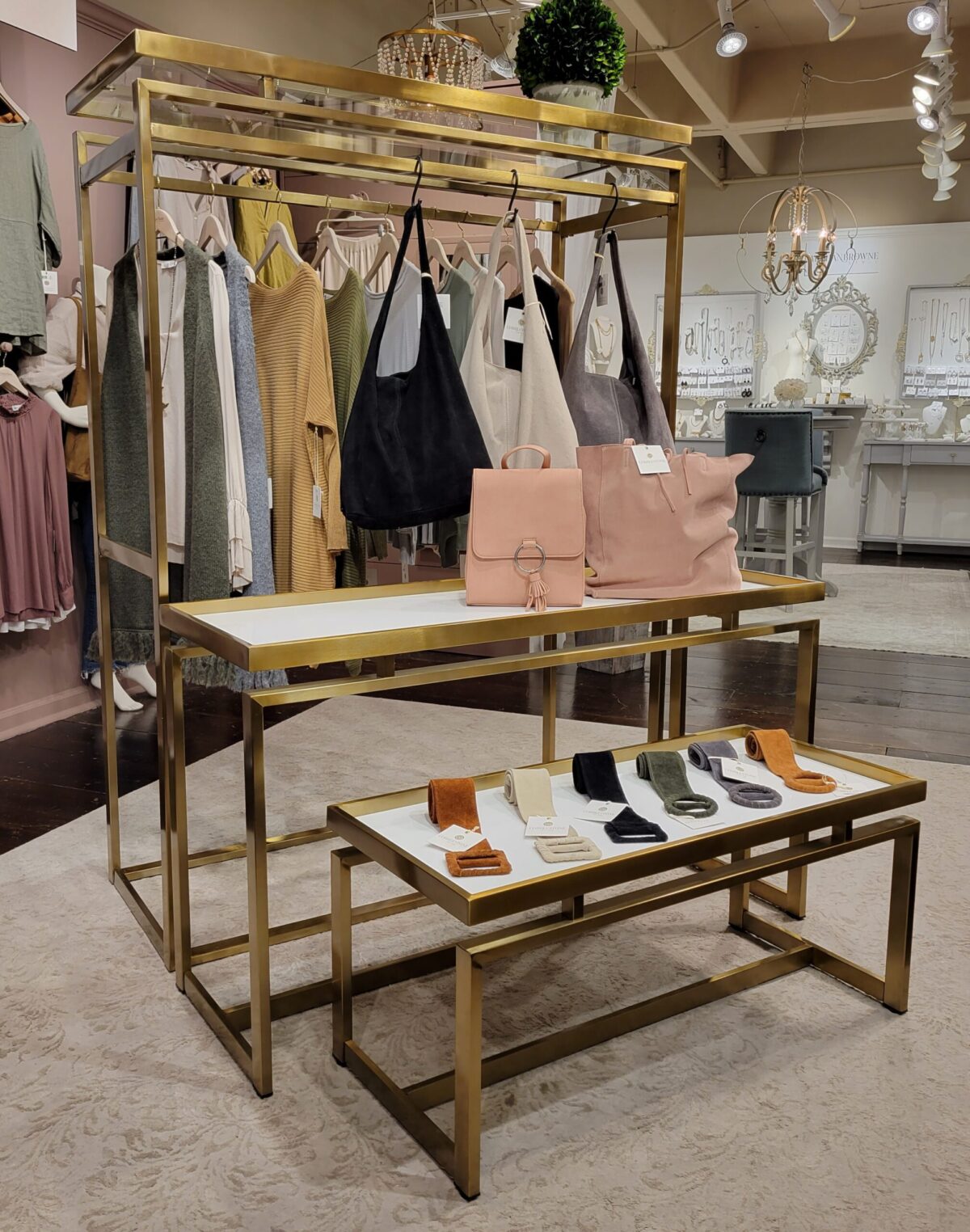 Double Sided Apparel Rack