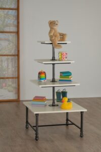4 Tier Square Table