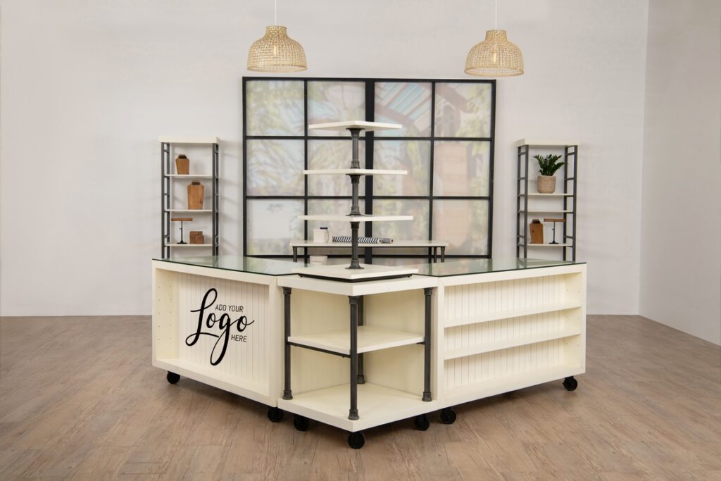 3 Tier Round Counter Top Display