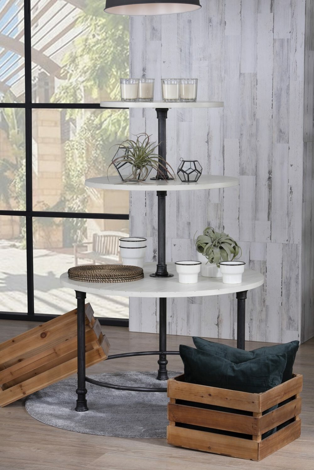 Three Tier Round Table