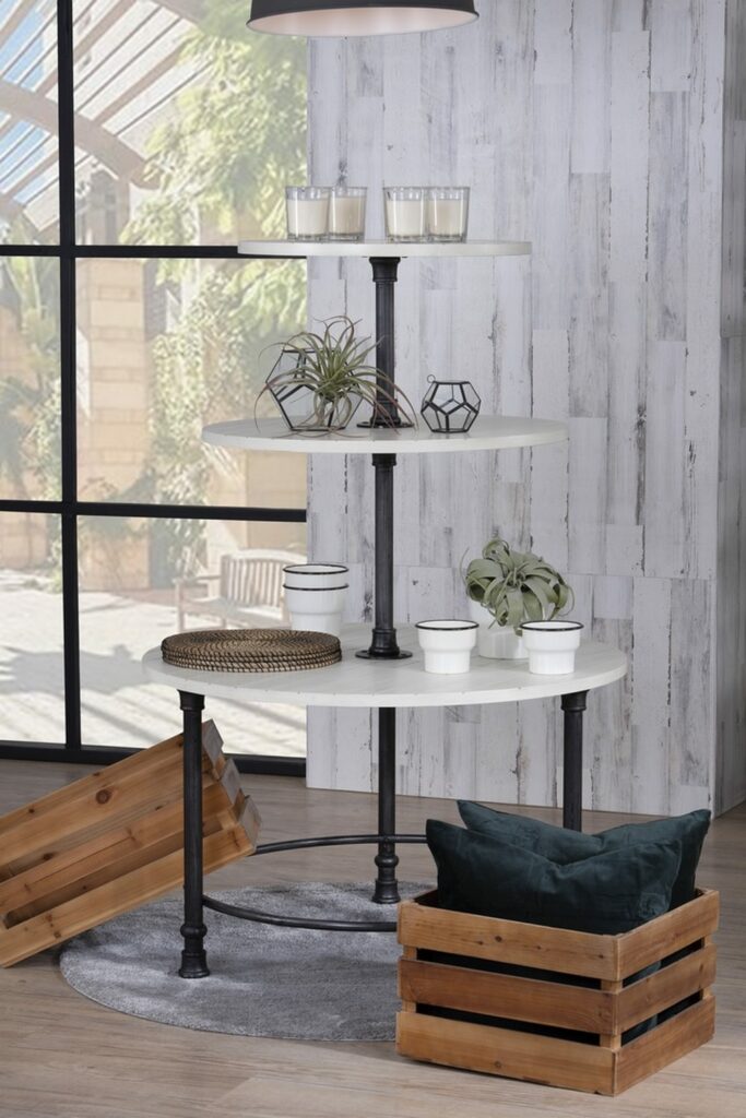 Three Tier Round Table